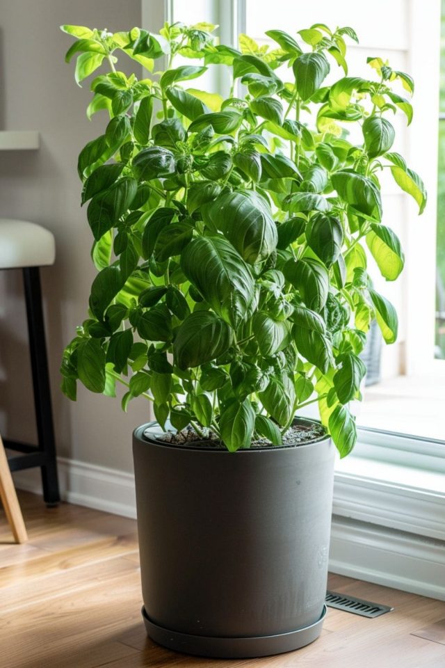 Grow a Giant Basil Bush in a Pot with These Simple Steps - Plantisima