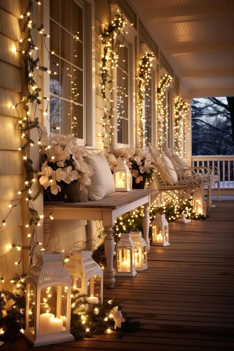 15 Elegant Christmas Porch Decorating Ideas to Welcome Guests - Plantisima